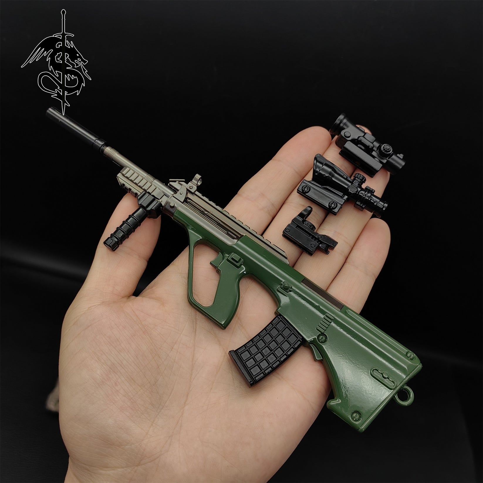 AUG Metal Miniature World Famous Austrian Bullpup Assault Rifle ...