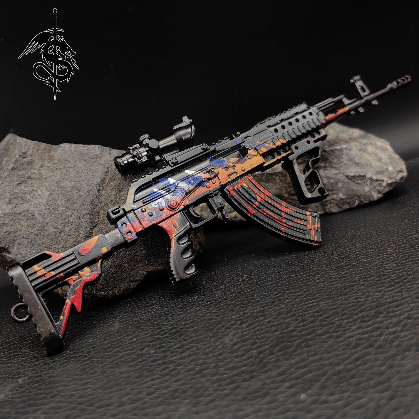Metal Beryl M762 Miniature Assault Rifle Small Gun Model – Miniwarrior