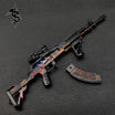 Metal Beryl M762 Miniature Assault Rifle Small Gun Model – Miniwarrior