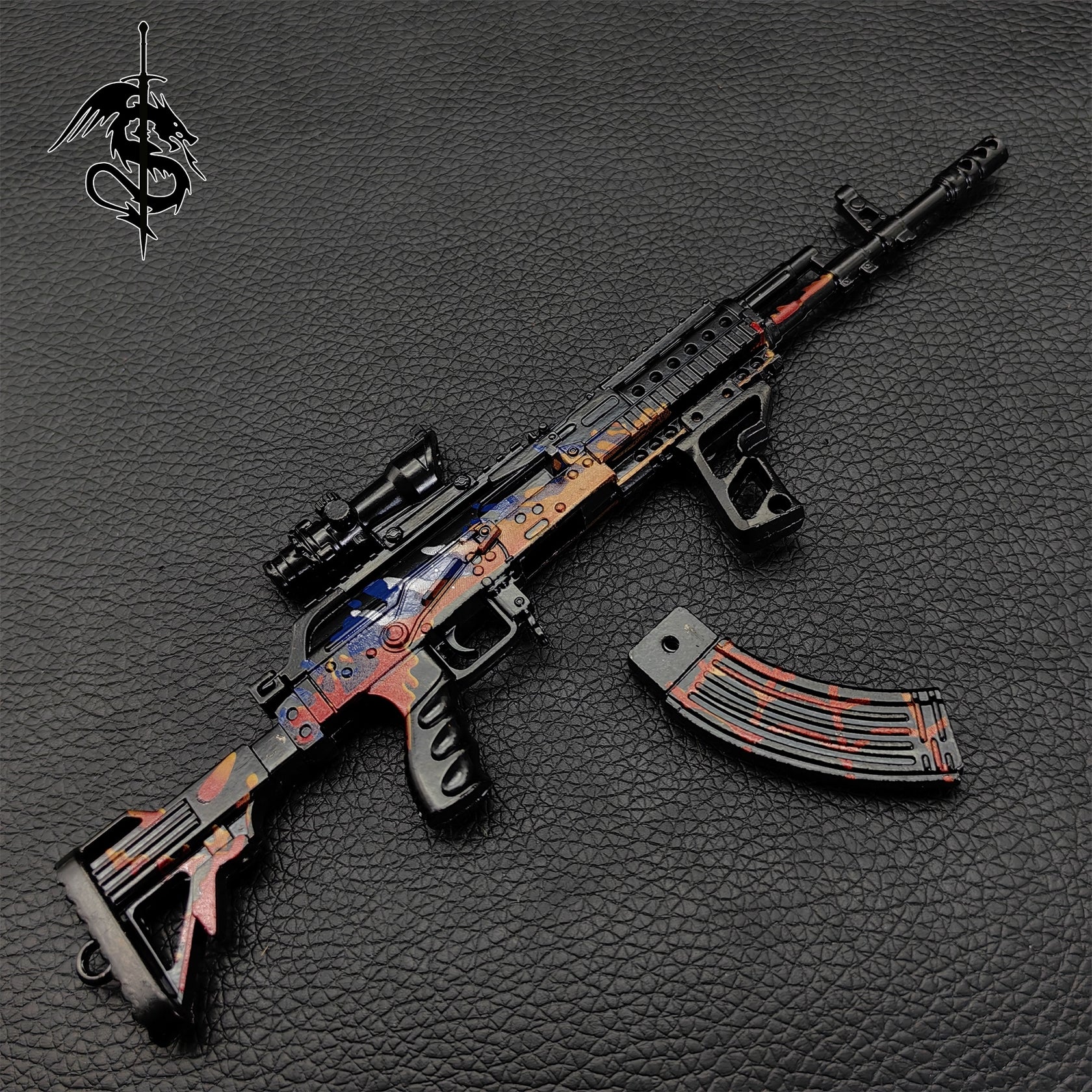 Metal Beryl M762 Miniature Assault Rifle Small Gun Model – Miniwarrior