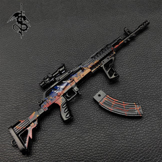 Metal Beryl M762 Miniature Assault Rifle Small Gun Model – Miniwarrior