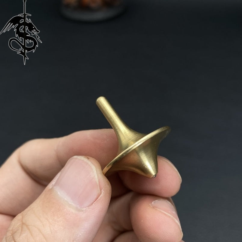 Brass Rotating Fingertip Fidget Spinner – Miniwarrior