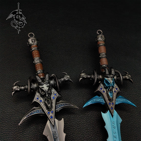 Baphomet Head Sword Metal Lich King Arthas Frostmourne Sword – Miniwarrior