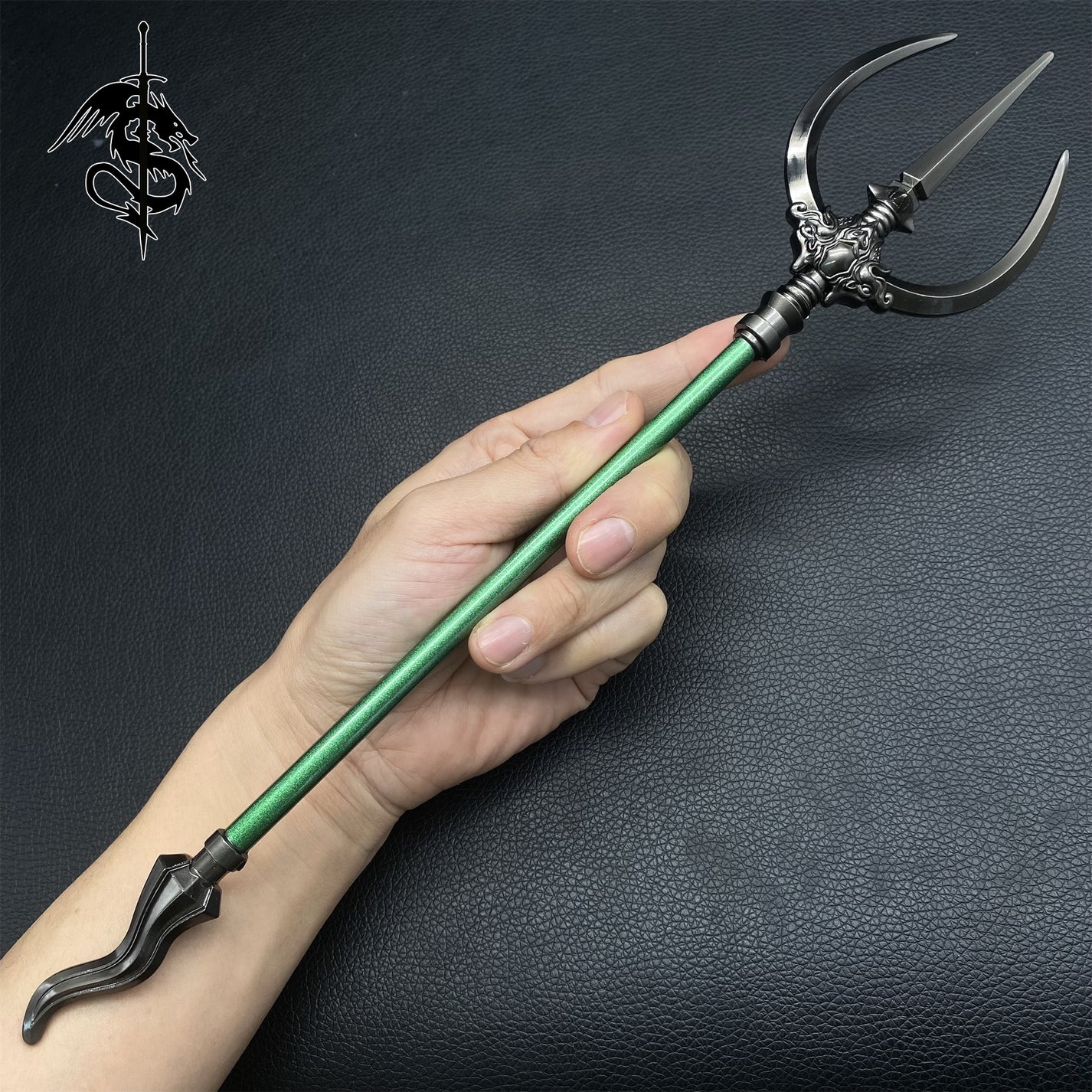 Game Black Myth: Wukong 11.8‘’ Huangfeng Monster Trident Metal Replica ...