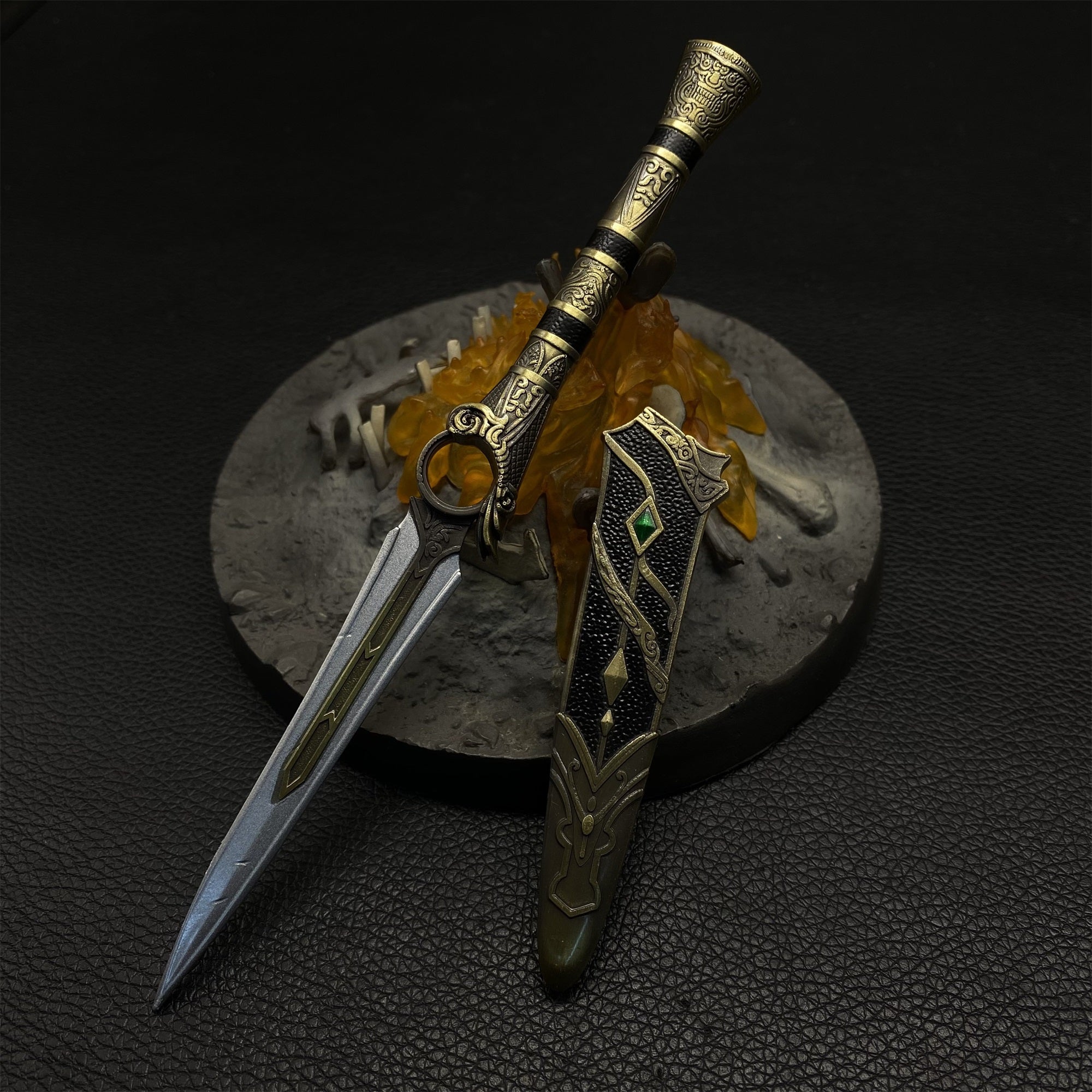 Dark River Inch Finger Sword Metal Replica – Miniwarrior