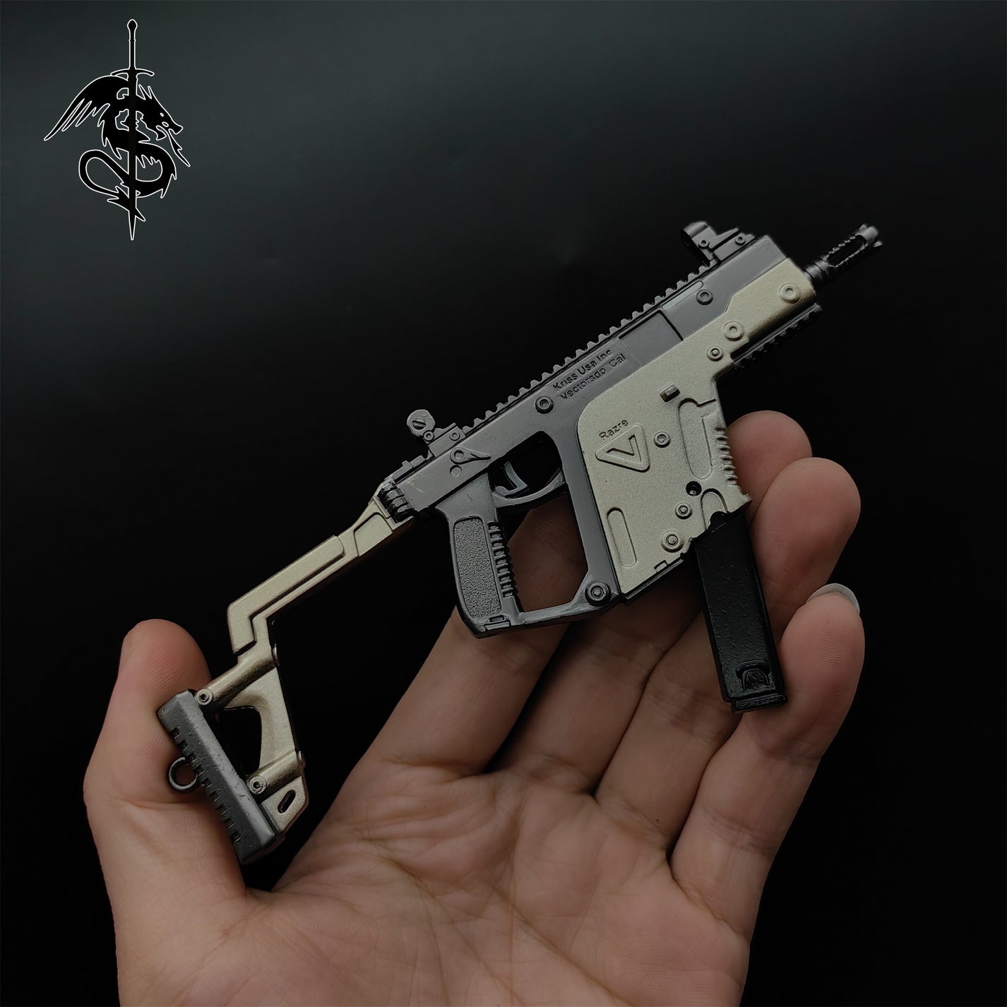 Metal KRISS Vector Miniature Tiny Alloy Vector SMG Submachine Gun ...