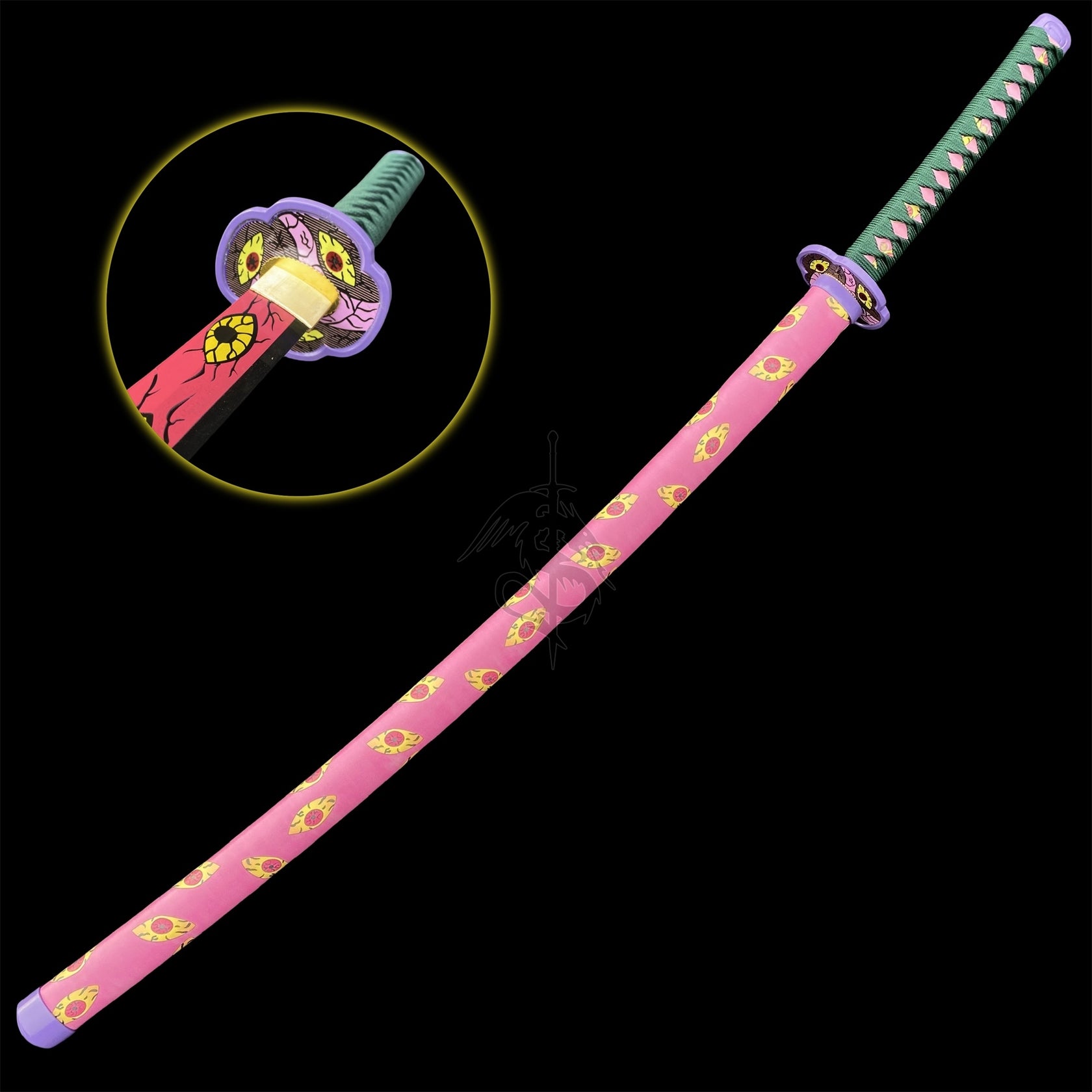 Life-size Kokushibo Katana Metal Replica – Miniwarrior