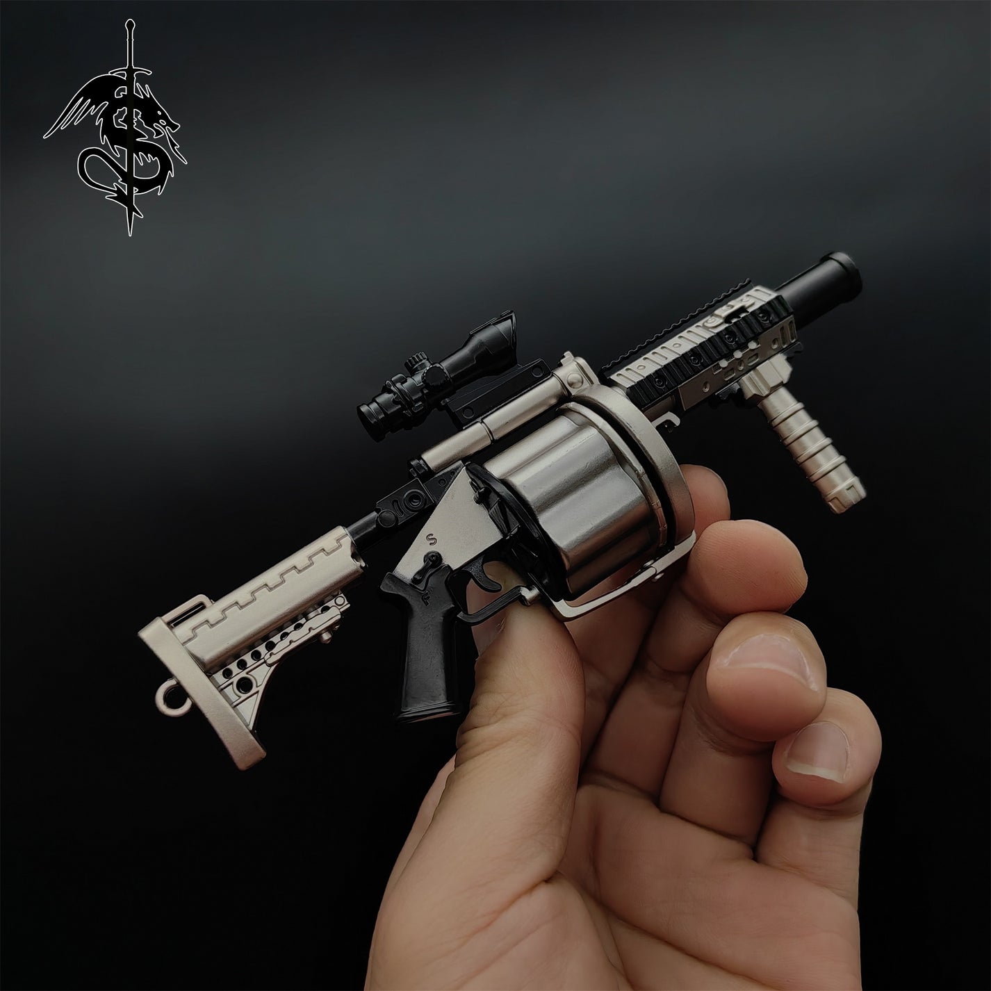Grenade Launcher Miniature Metal Small Scale MGL Replica – Miniwarrior