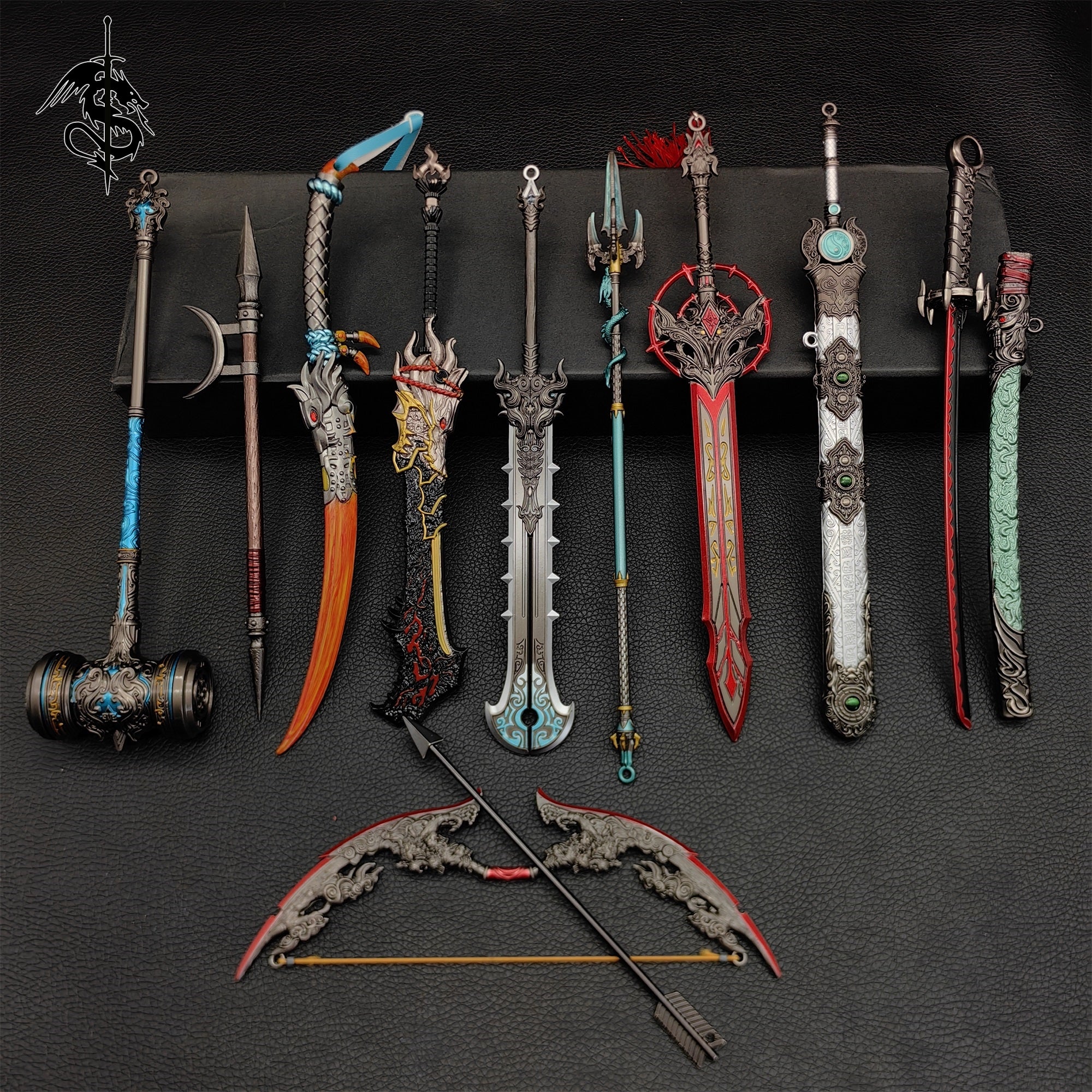 Game Metal Weapons Miniature 10 In 1 Pack – Miniwarrior