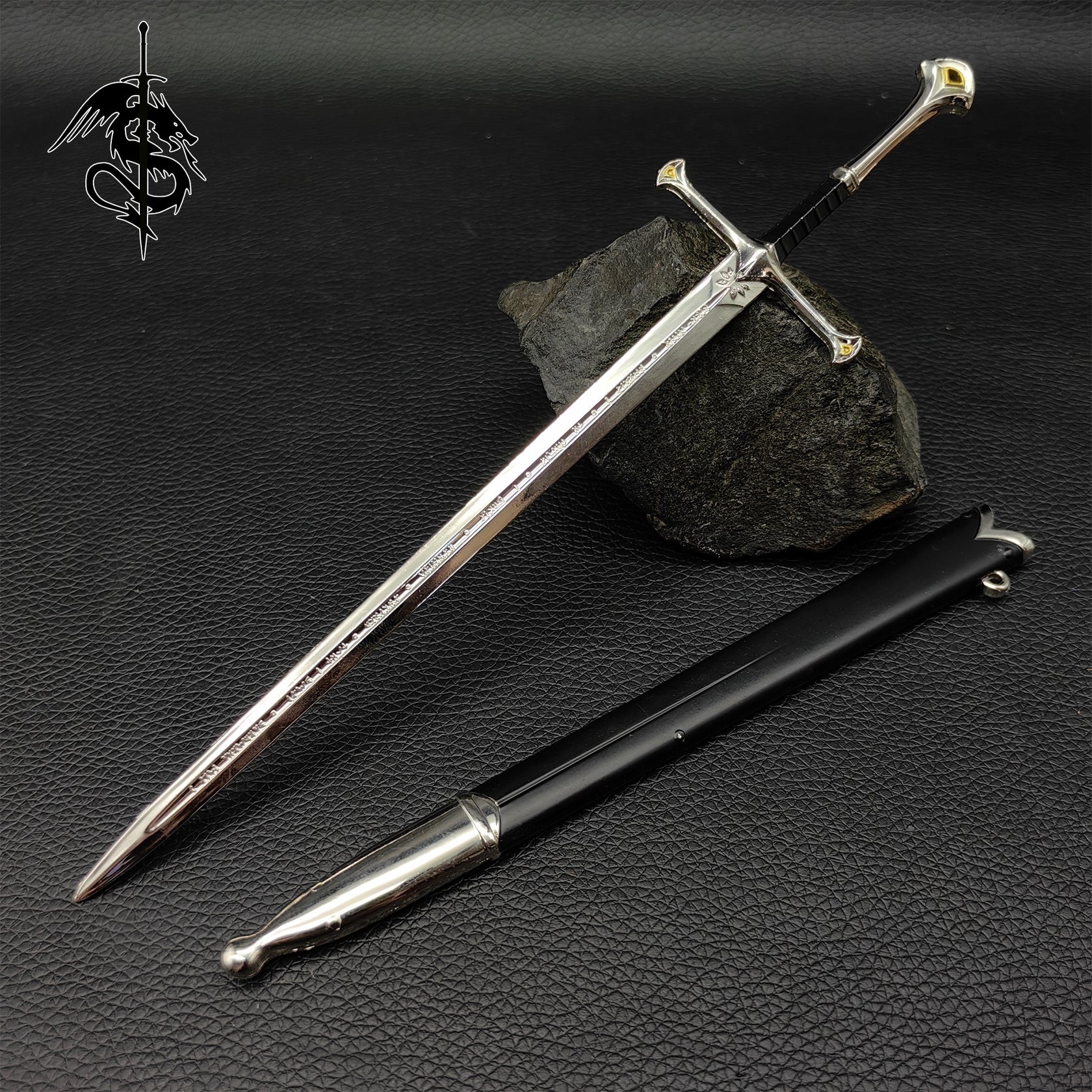 Strider Anduril Blade Tiny Fairy Tale Hero Lsildur Narsil Sword Replica ...