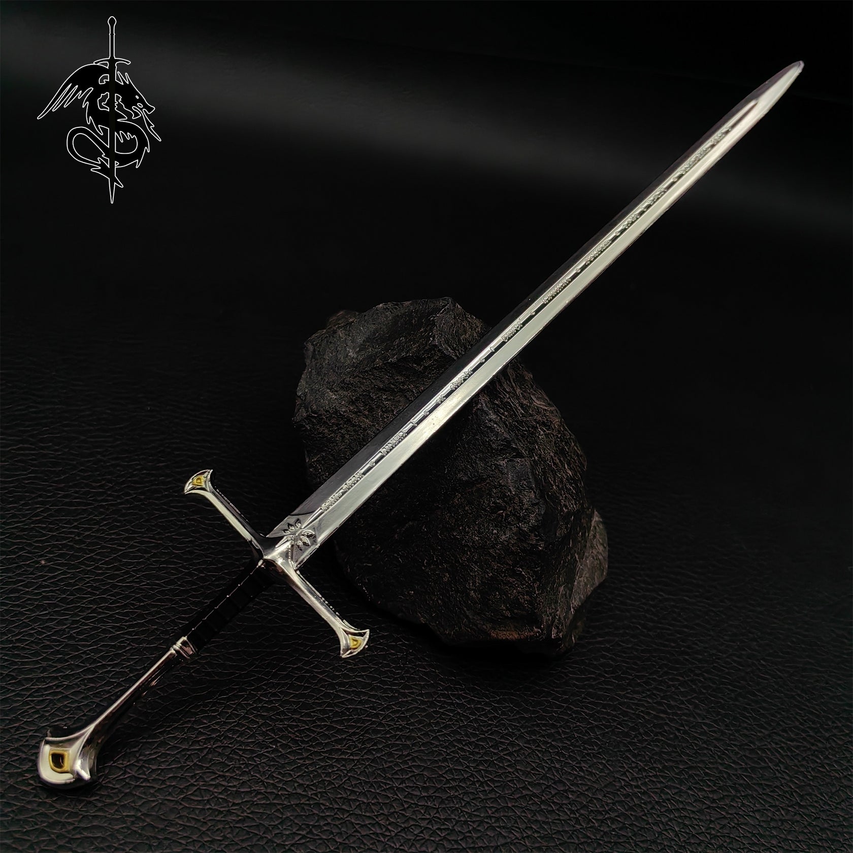 Strider Anduril Blade Tiny Fairy Tale Hero Lsildur Narsil Sword Replica ...