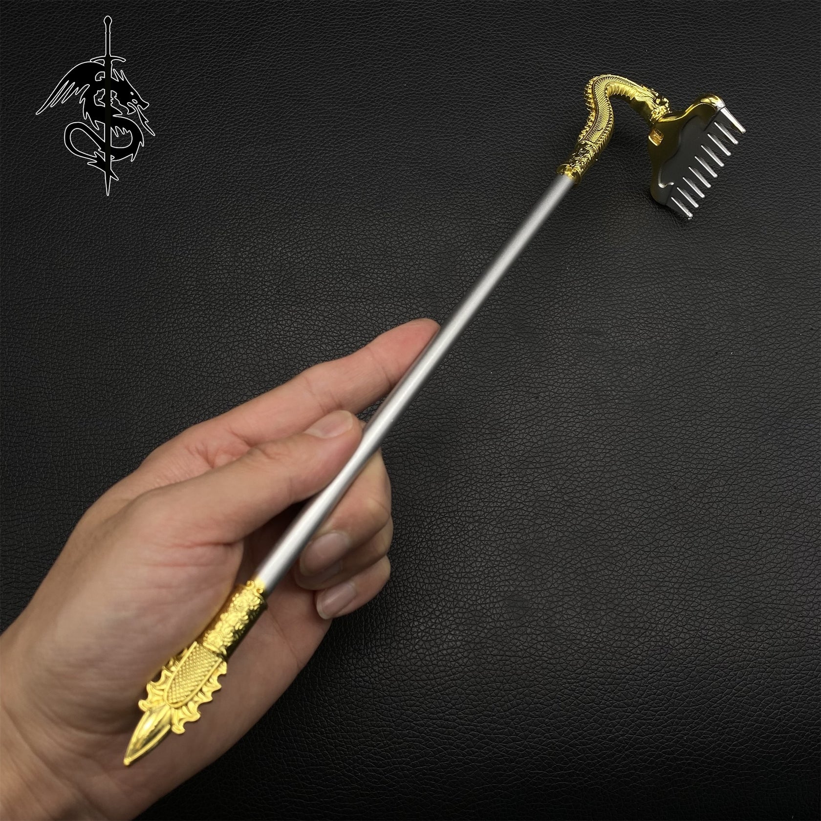 Black Myth :Wukong Nine-tooth Iron Rake Metal Replica – Miniwarrior