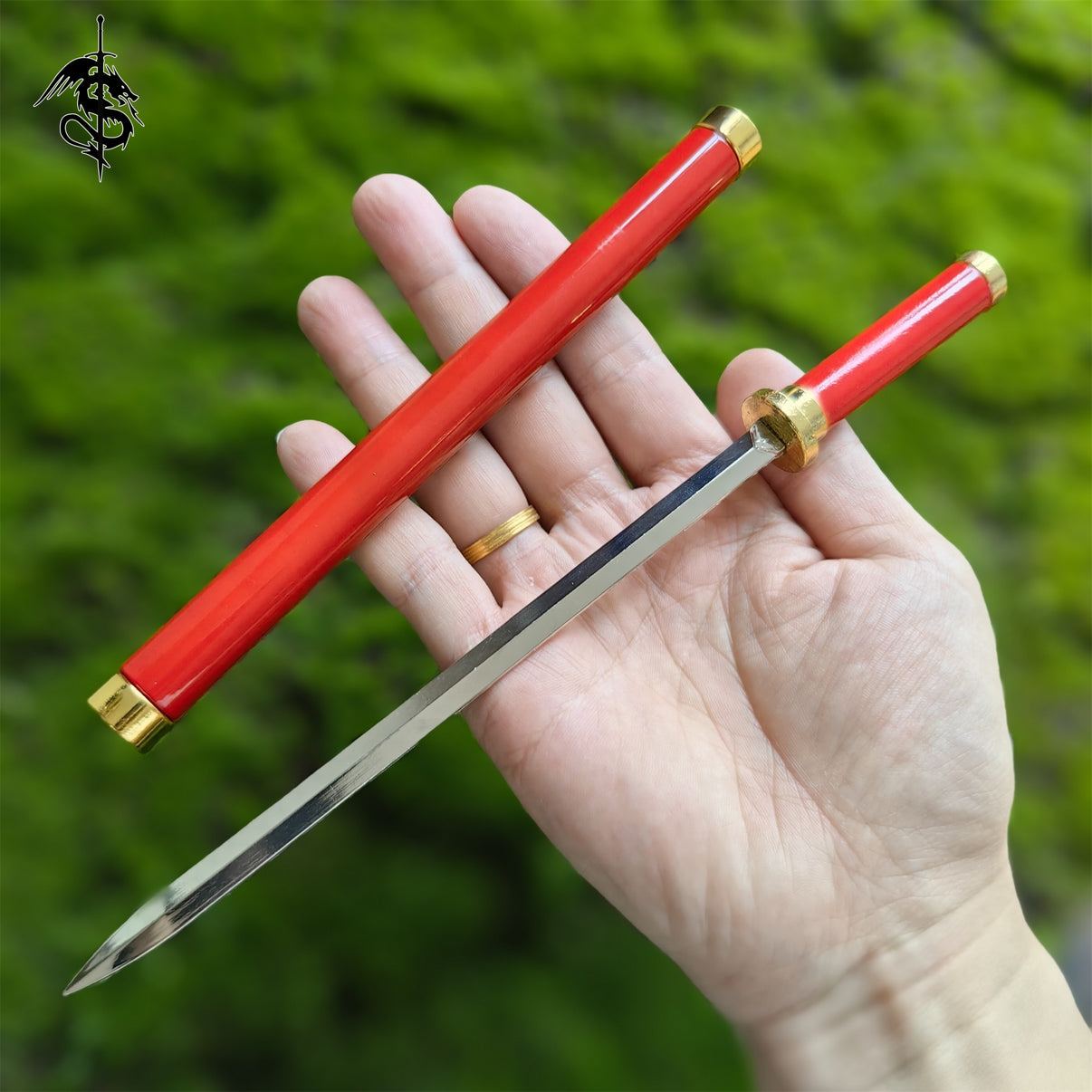 Ancient Weapons Model Plain Eight-sided Sword Metal Prop – Miniwarrior