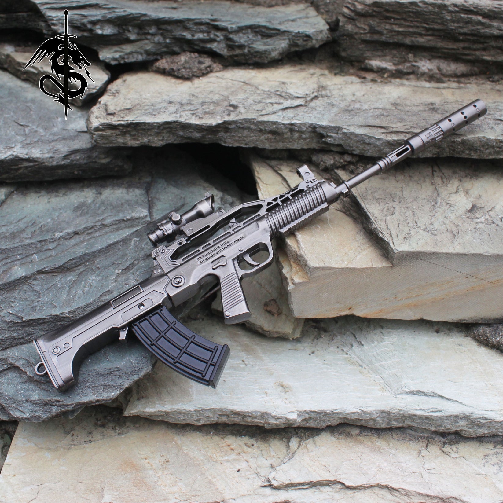 Metal QBZ95 Miniature Gun Chinese Army Standard Assault Rifle – Miniwarrior