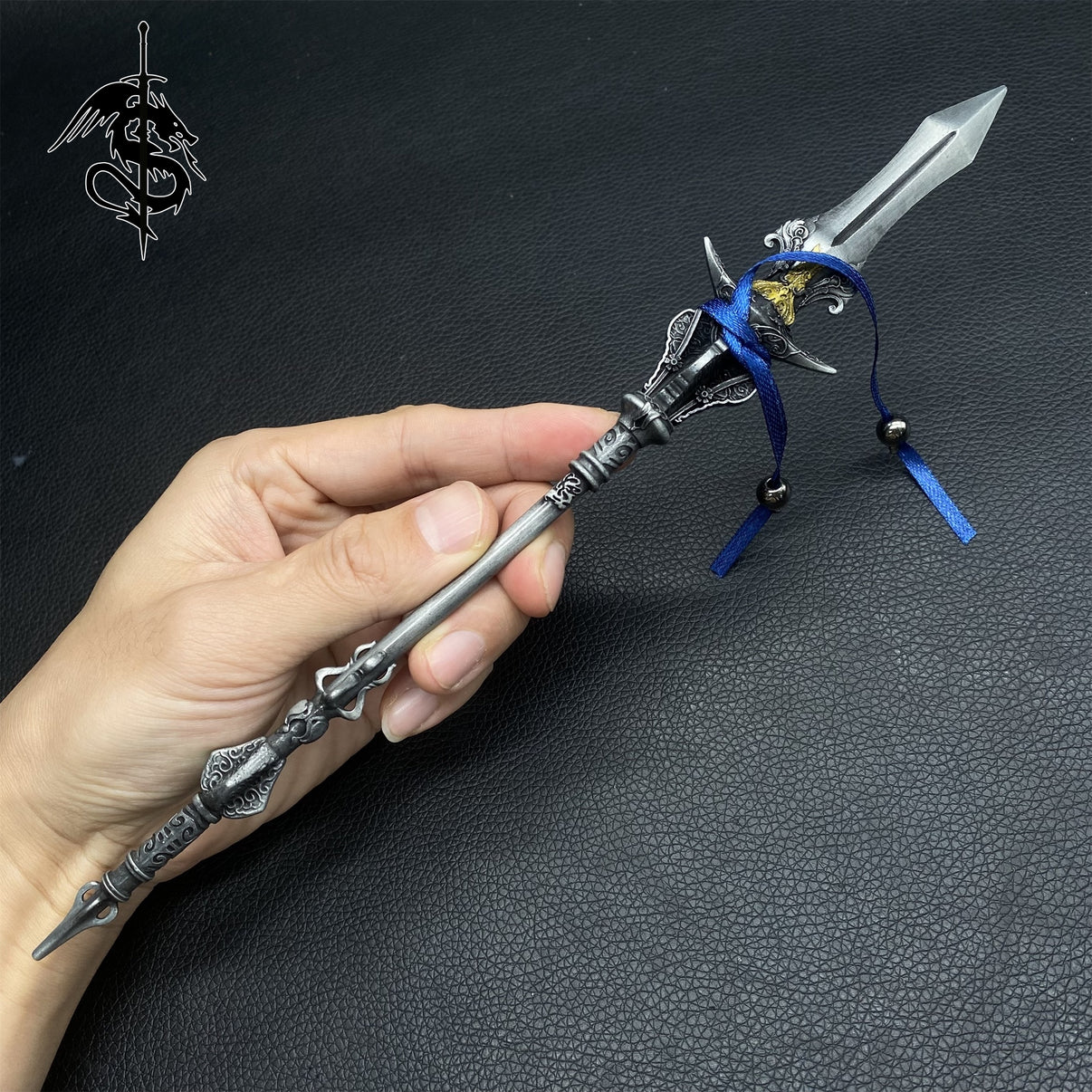 Black Myth:wukong Stronger Tri-Point Double-Edged Spear 8.7'' Metal ...
