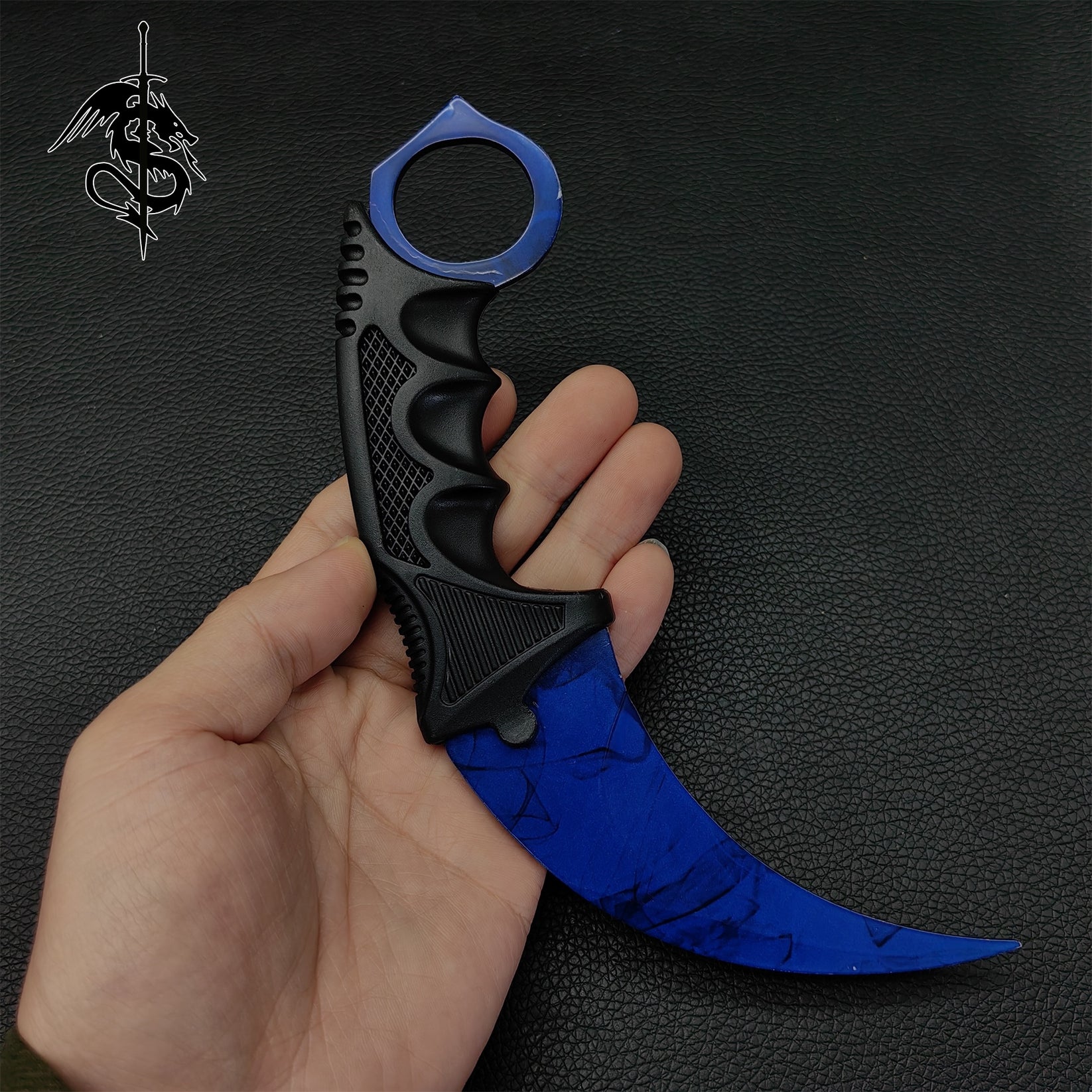 Blue Doppler Skin Karambit Trainer & Flip Knife Weapon Case – Miniwarrior