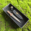 Hand-Forged Thorfinn Dagger Miniature EDC Knife – Miniwarrior