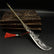 Tiny Hand-forged Three Kingdom GuanDao Small Green Dragon Crescent ...