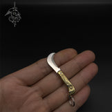 Mini Brass Handle EDC Tool Knife – Miniwarrior