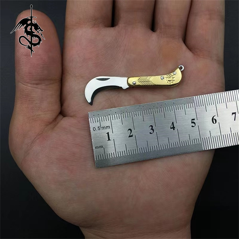 Mini Brass Handle EDC Tool Knife – Miniwarrior