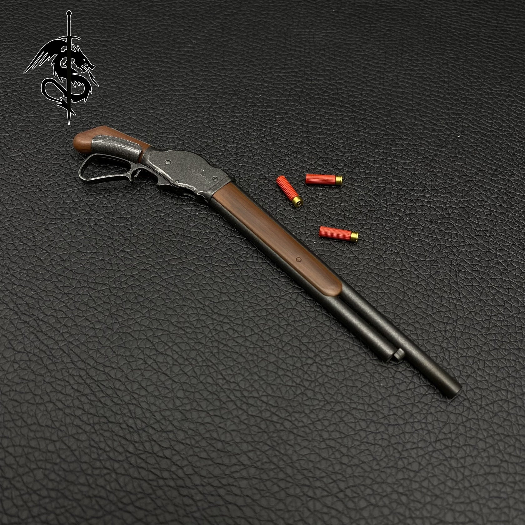 Tiny M1887 Lever Action Shotgun One-Sixth Terminator T-800 Robot Figure ...