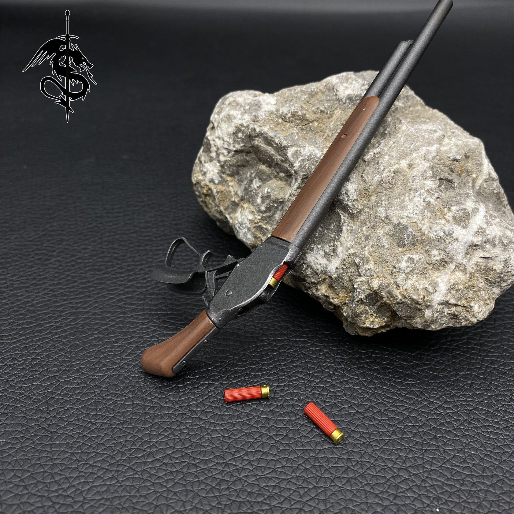 Tiny M1887 Lever Action Shotgun One-Sixth Terminator T-800 Robot Figure ...