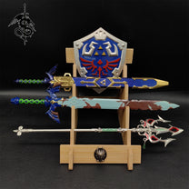 Link Metal Weapons Miniature Display Art – Miniwarrior