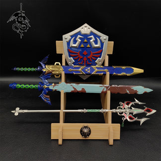 Link Metal Weapons Miniature Display Art – Miniwarrior