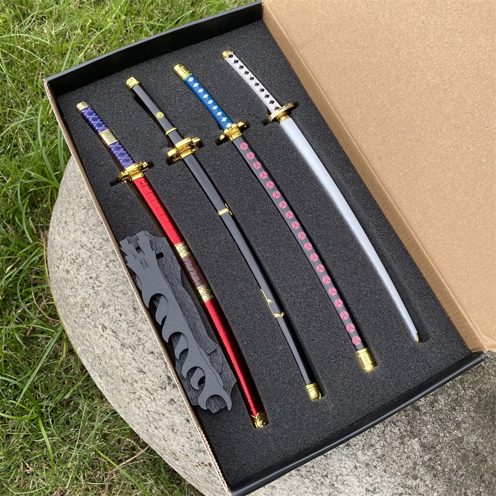 Roronoa Zoro Swords Small Alloy Katana Replica Gift Box – Miniwarrior